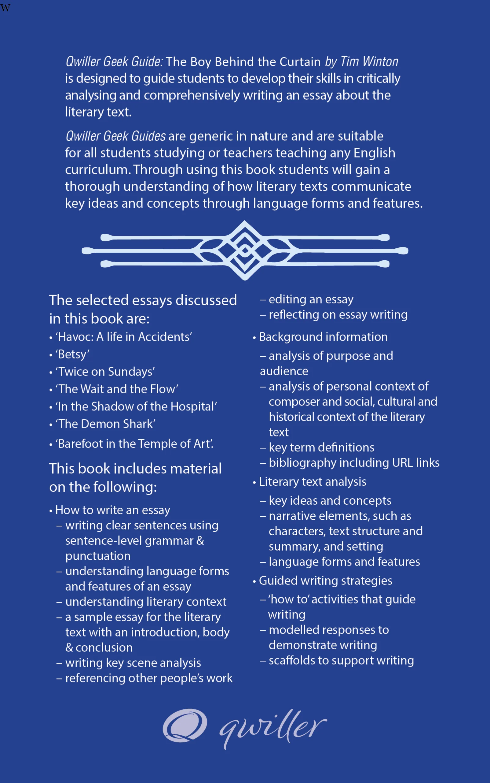Qwiller Geek Guide (nonfiction): THE BOY BEHIND THE CURTAIN by Tim ...